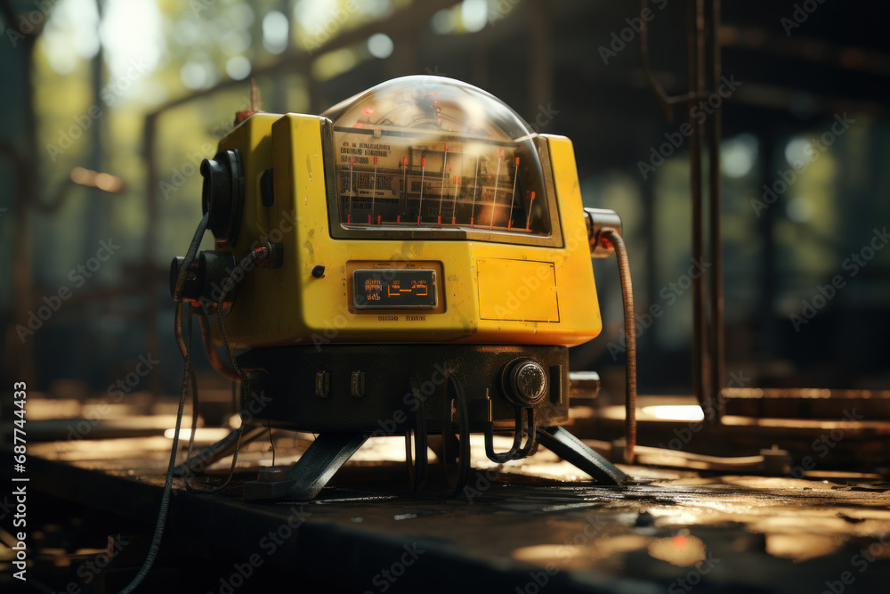 A radiation monitoring station, underlining the importance of constant ...