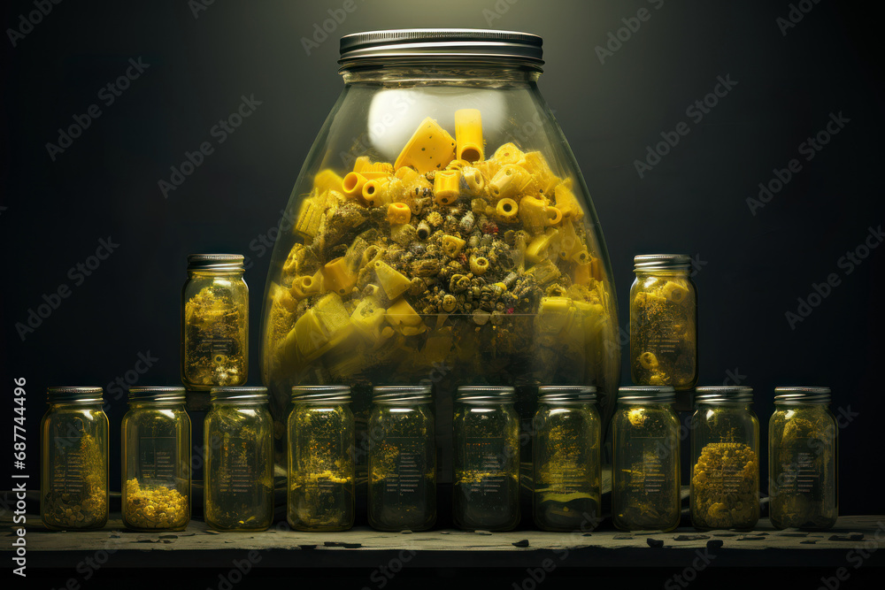 A diagram illustrating the nuclear fuel cycle, depicting the stages of ...