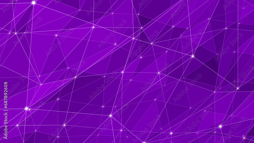 Connected shapes minimalistic layout of interconnected triangles and white lines creating ...