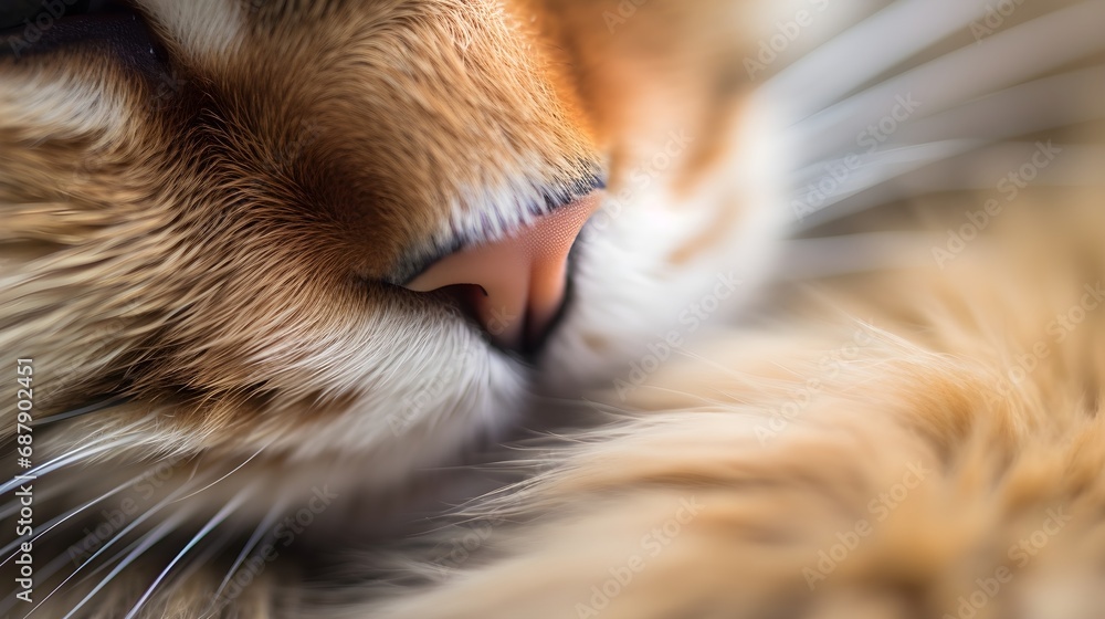 An image showcasing the close-up details of a cat's paw when curled in ...