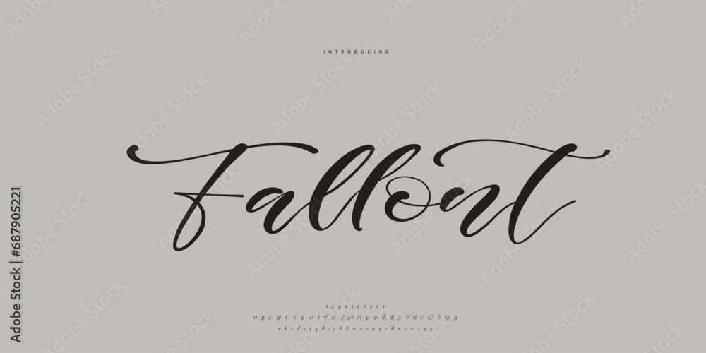 signature Font Calligraphy Logotype Script Brush Font Type Font ...