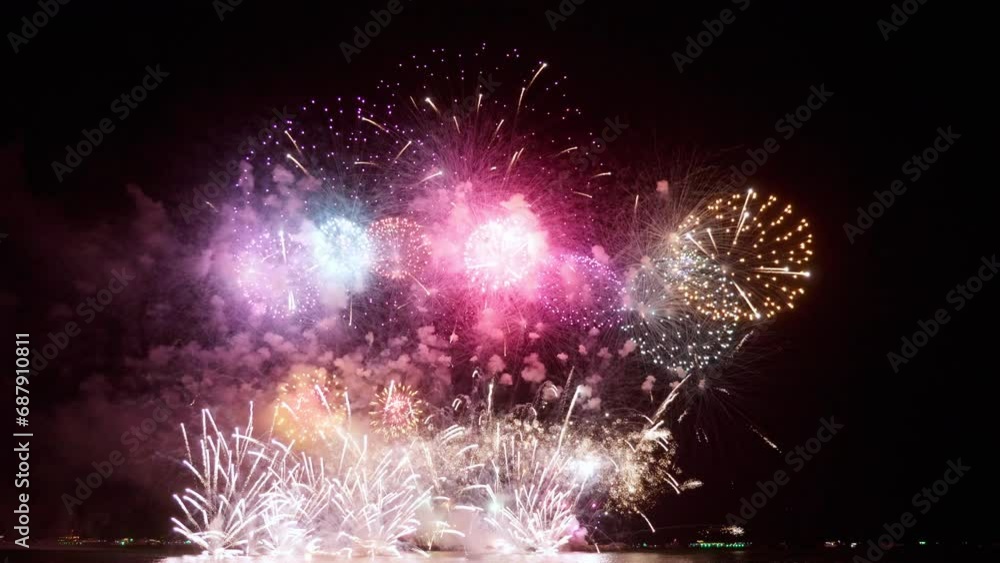 Systematic launching of fireworks from low to high altitudes reveals a ...