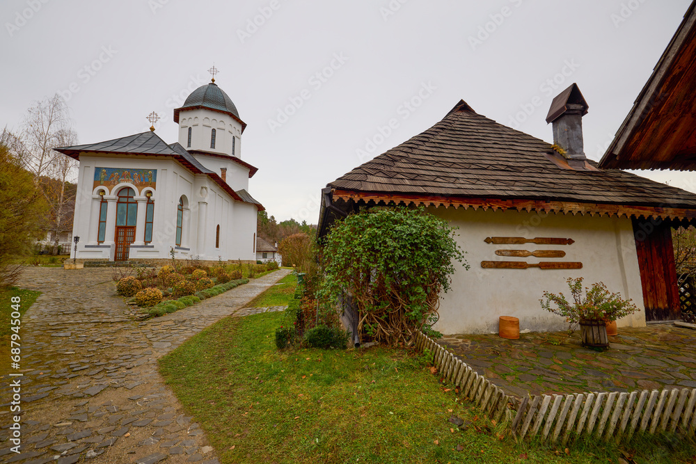 Valeni, Arges- Romania 02 December 2023. (Valeni Monastery - Assumption ...