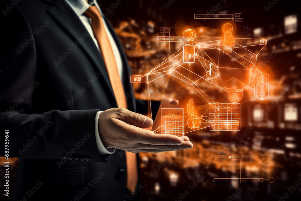 Excise Tax. The concept of technology, the Internet and the network ...