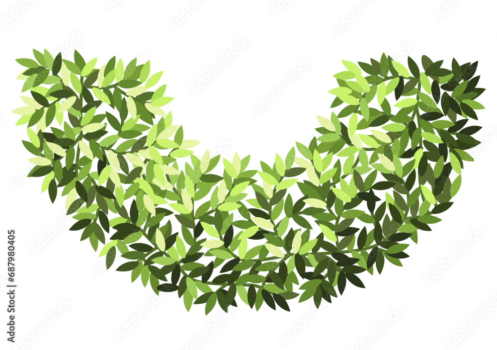 Bush for architectural floor plans. Entourage design. Top view tree for ...