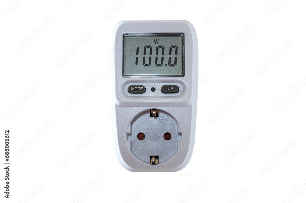 Poster Isolated power watt meter on a transparent background, png ...