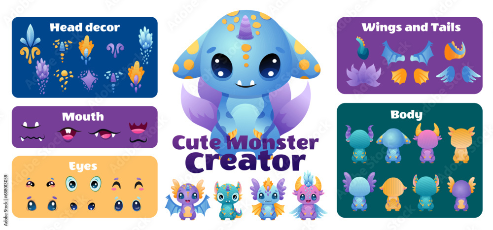 Create your Monster and collect cute aliens and funny creatures ...