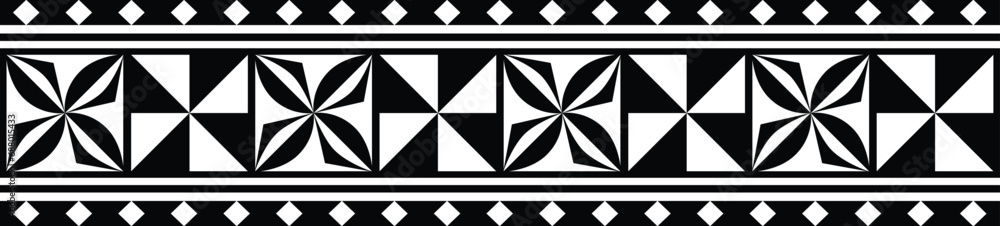 Polynesian Tongan tattoo tribal designs. Tongan tattoo tribal band ...