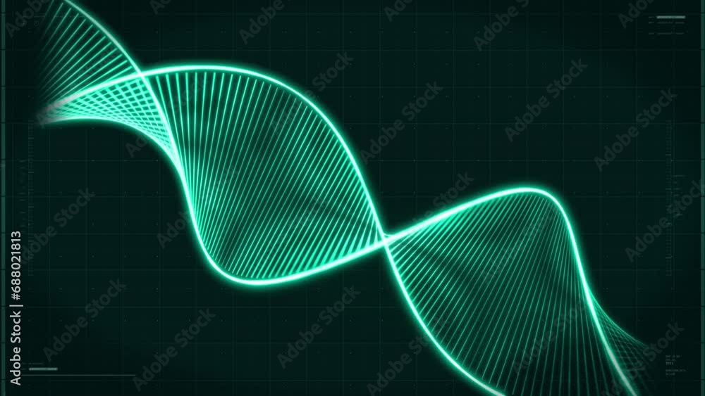 Projection Of Human Gene Helix By Advanced Science Study System ...