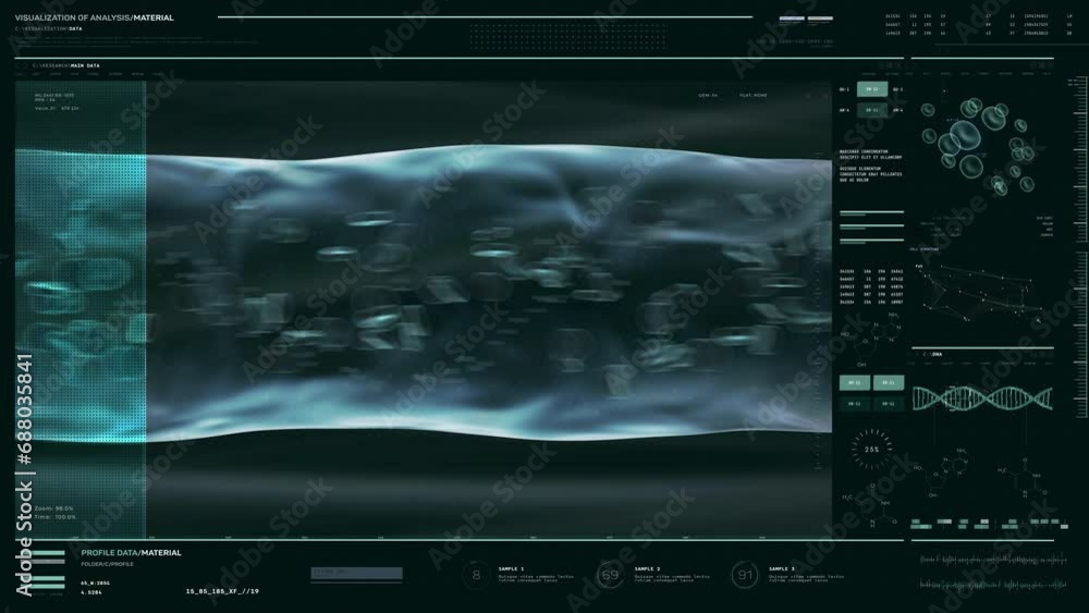 Analysis Of Human Blood Shows Type O In Interface Of Medical Laboratory ...