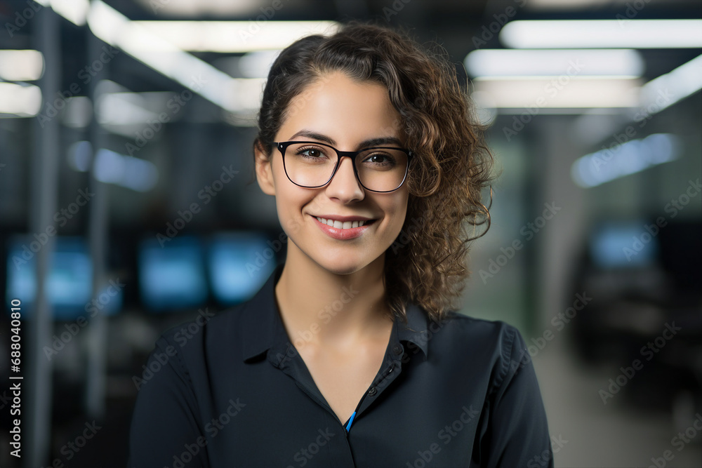 Generative AI portrait of cyberpunk system administrator programmer ...