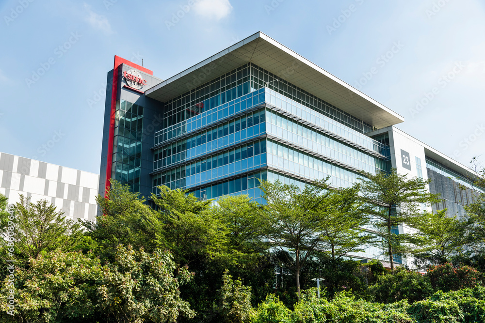 Tainan, Taiwan- November 15, 2023: Taiwan Semiconductor Manufacturing Company (TSMC) plant in ...