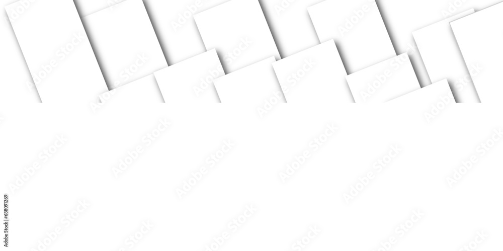 Modern Abstract white background design with layers of textured white ...