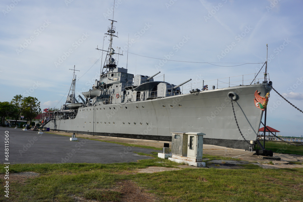 10 December 2023 Phra Chulachomklao Fort HTMS Mae Klong Warship Museum ...
