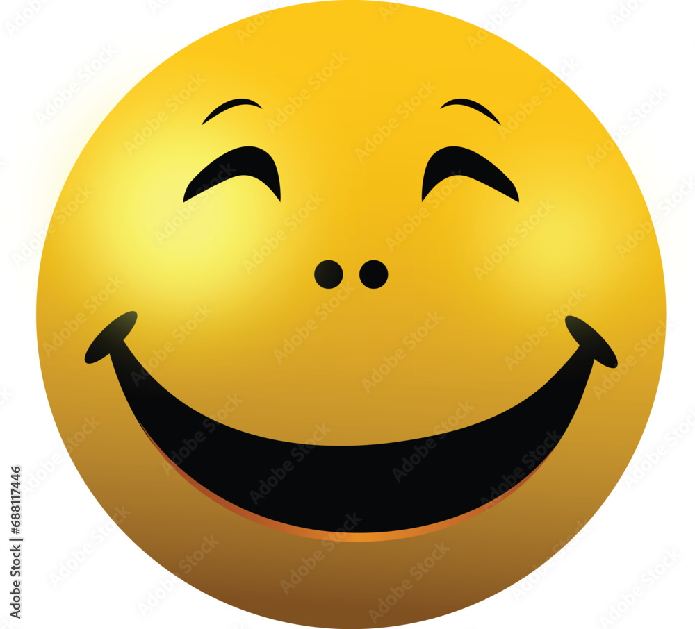 Smiley Face Emoji Vector Art Design Wired Emoji Vector Art Design Stock Vector Adobe Stock