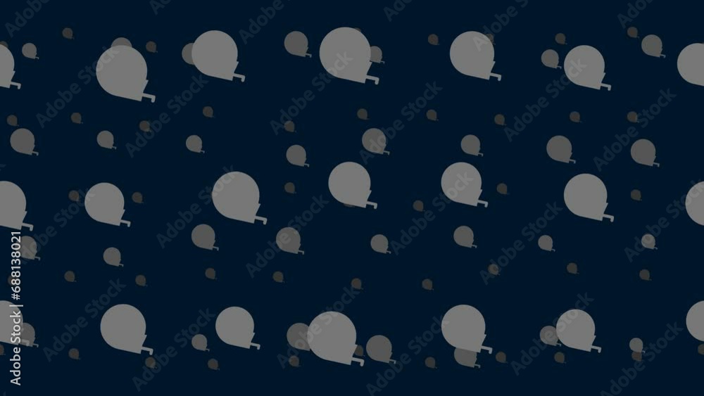 Tape measure symbols float horizontally from left to right. Parallax fly effect. Floating ...