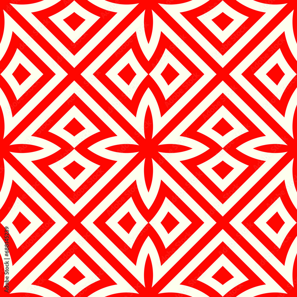 Seamless surface pattern design. Diamonds ornament. Lozenge motif ...