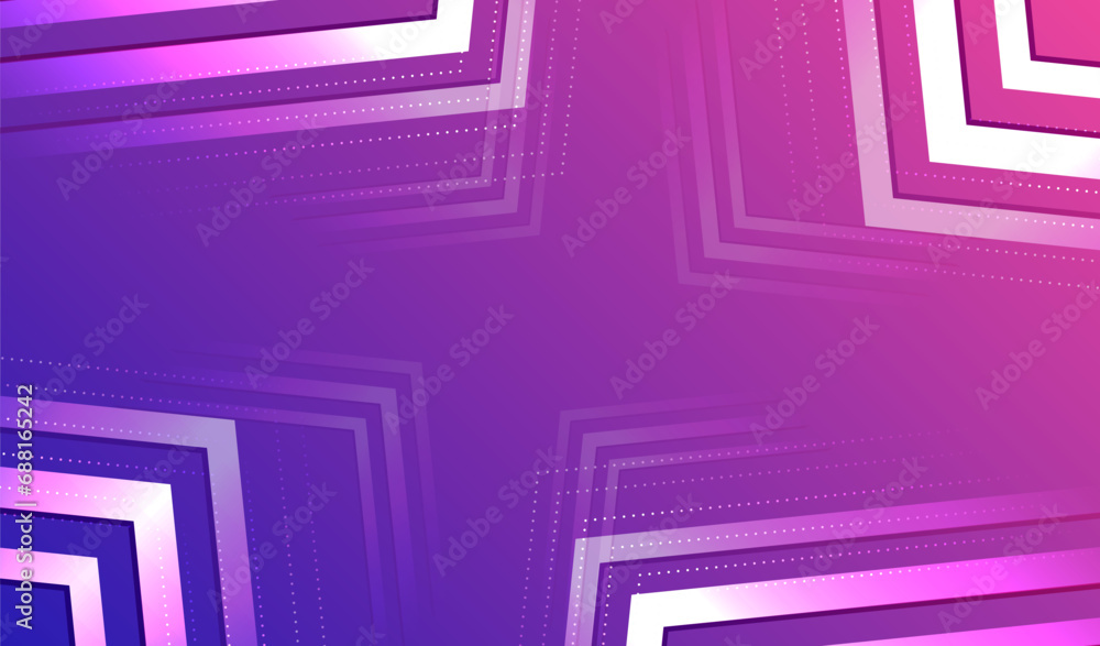 Purple background consisting of horizontal stripes of arrows, square ...