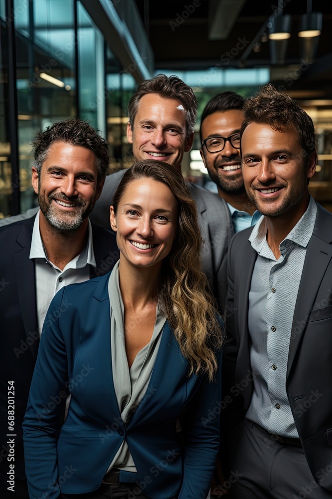 Dynamic Collaboration: Diverse Professionals in their 30s, donned in ... Dynamic Collaboration: Diverse Professionals in their 30s, donned in ...