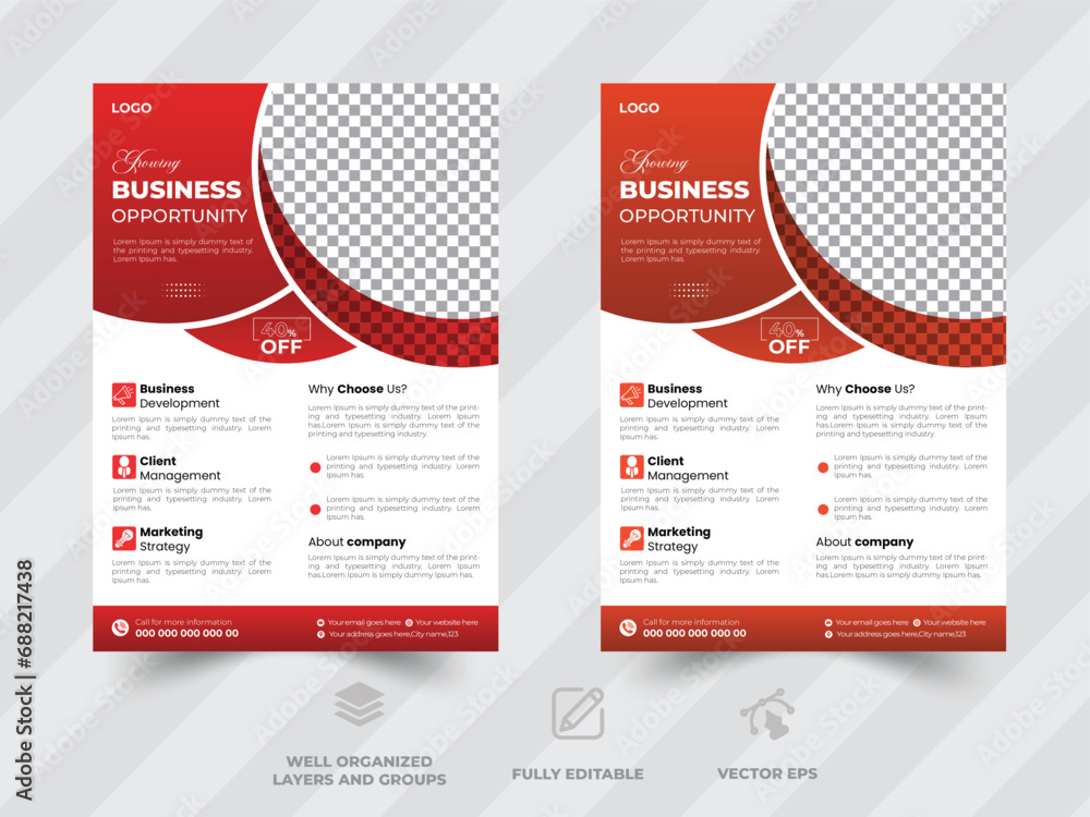 Perfect Corporate business flyer template.Creative professional ...