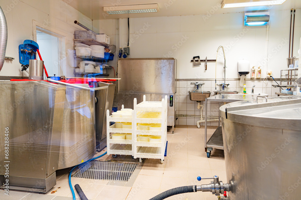 Professional equipment being used in the manufacturing process at a ...