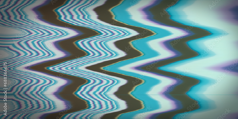 Glitched flickering background, exhibiting distortion, noise, and ...