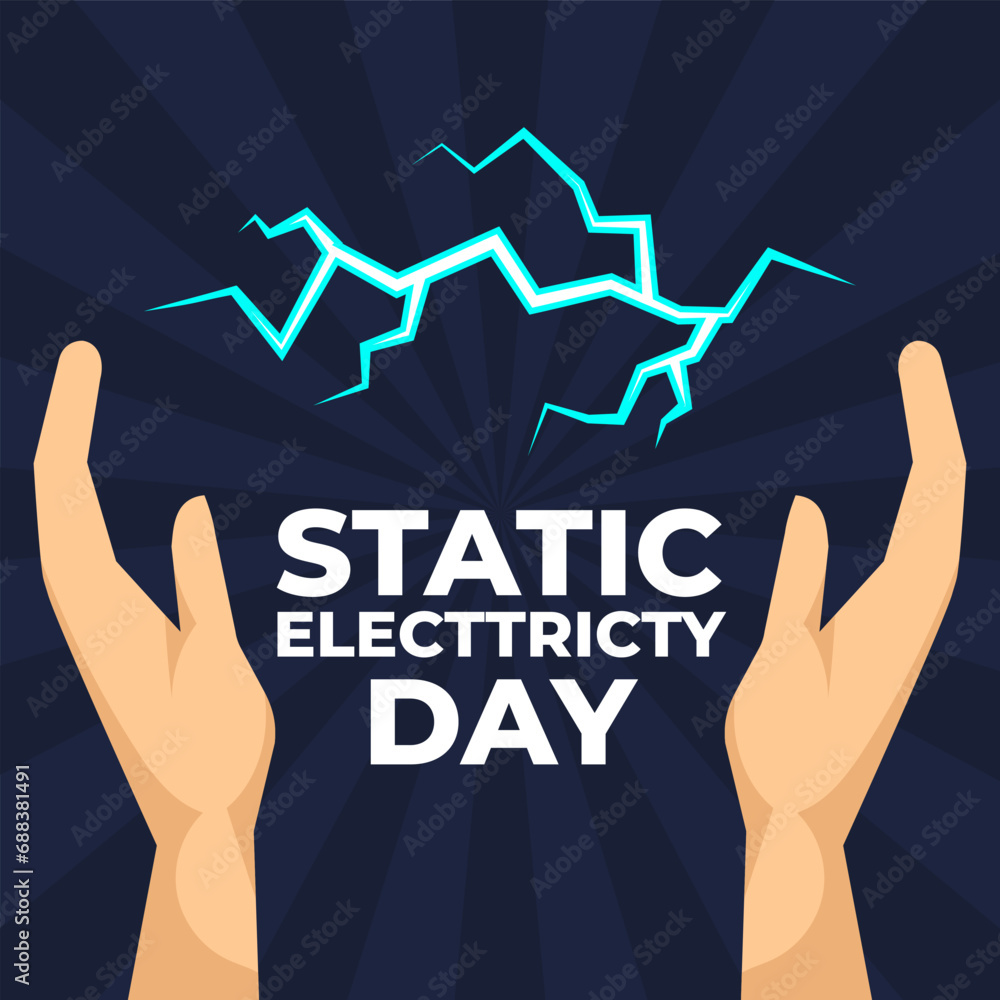 Vector illustration Static Electricity Da. Static Electricity Da ...