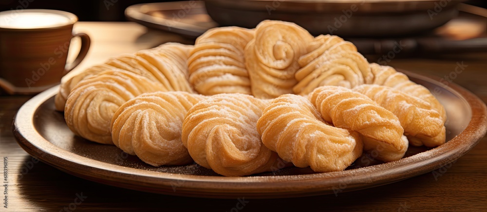 Oreja, a Mexican sweet bread made with puff pastry, is named after its ...