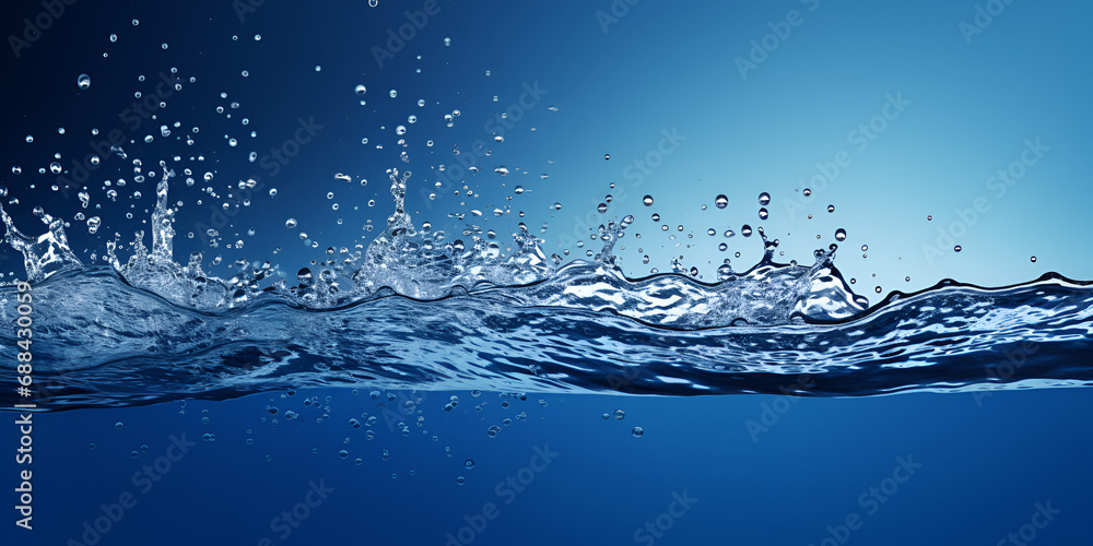 Water Surface Water Splash Light Blue , Water splash ,Generative Ai ...