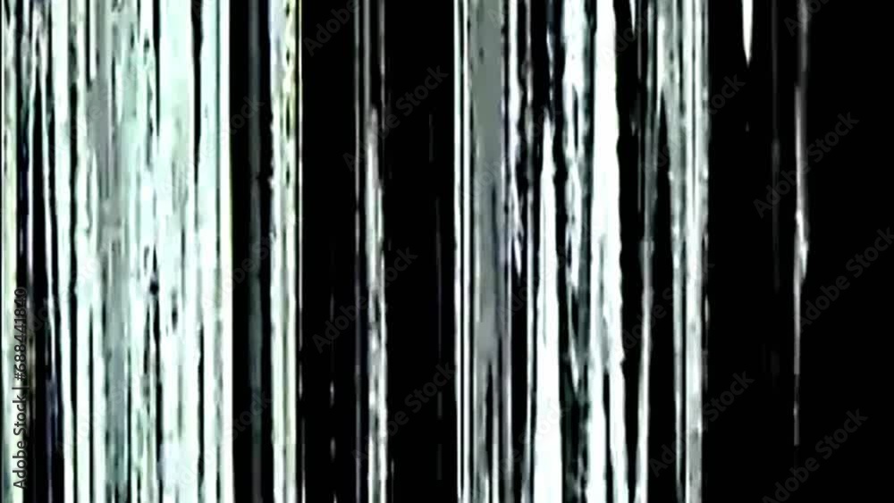 Analog noise. Static glitch. Television screen defect. Black white real ...