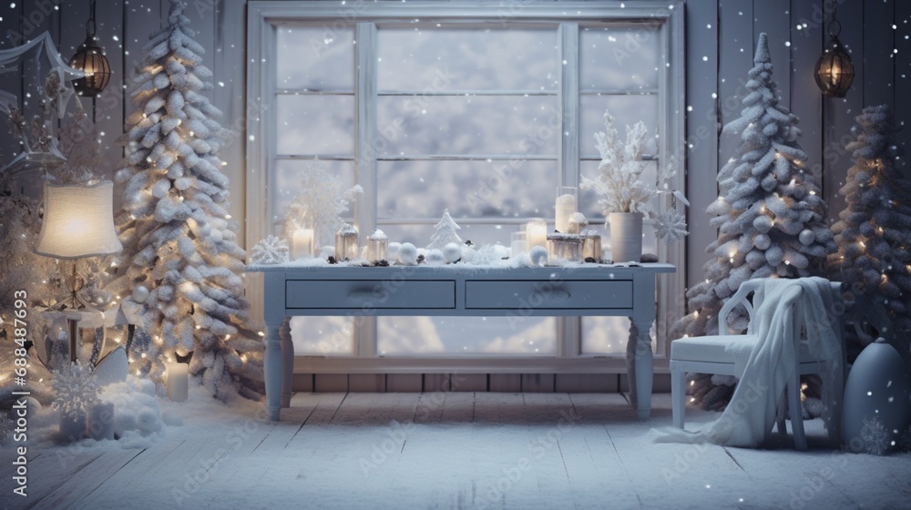 Foto de Evoke the spirit of winter with our holiday-themed setup ...
