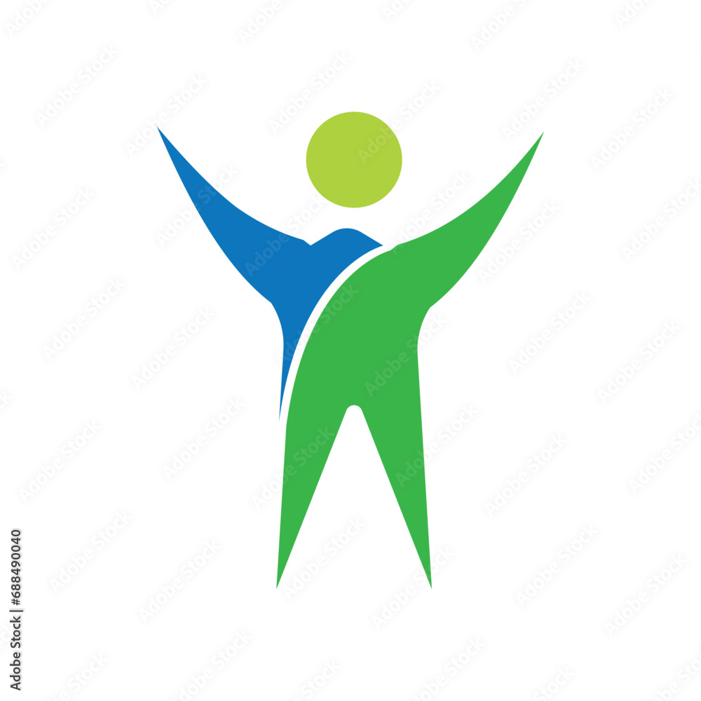 Human and people welfare logo design community care friendship unity ...