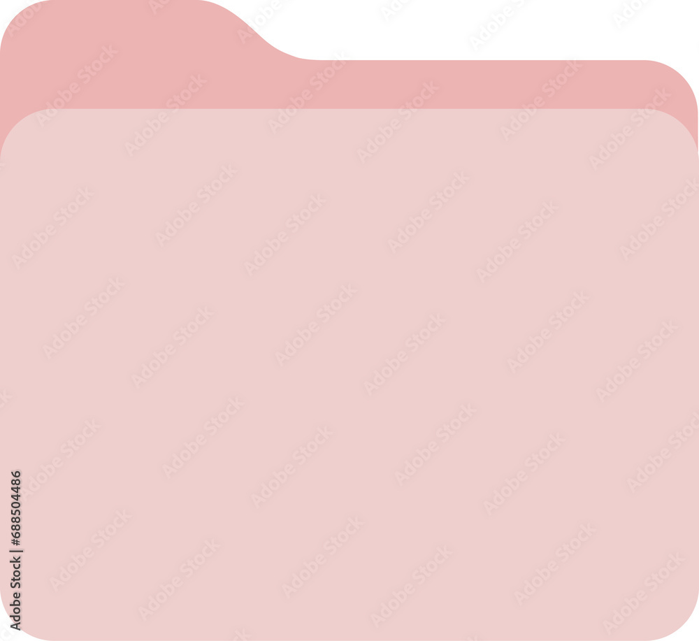 pastel pink color flat design organizer folder icon, transparent png ...
