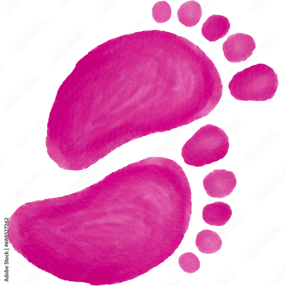 Little Feet PNG Transparent, Drawing Little Feet, Baby Footprints ...