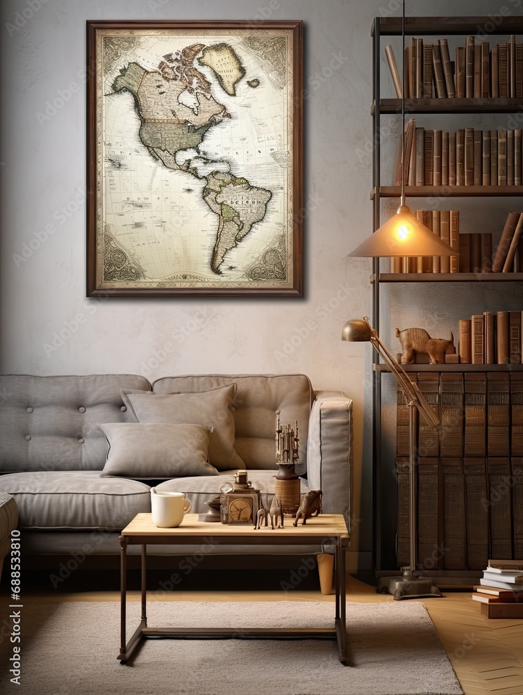 Time Travel through Cartography: Historical Map Wall Art featuring ...