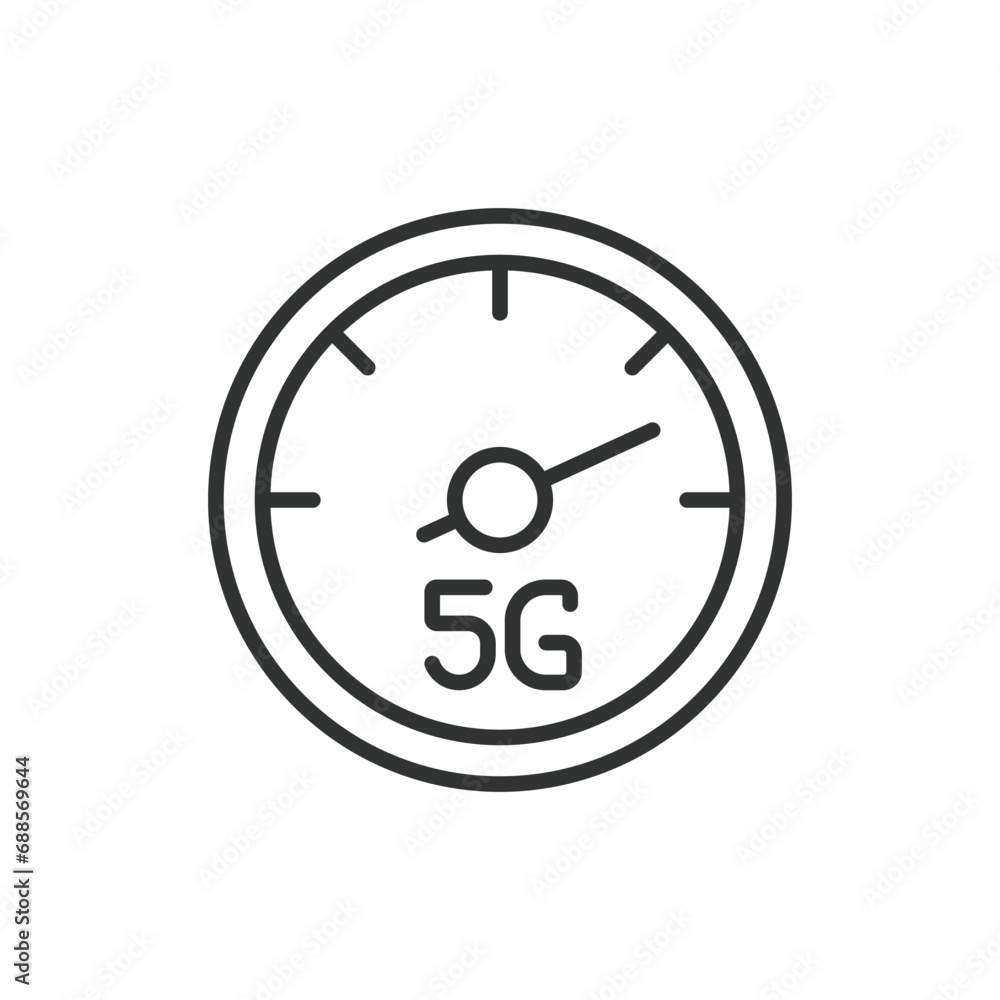 5g speeds speedometer icon line design.5g, speeds, Speedometer, Speed ...