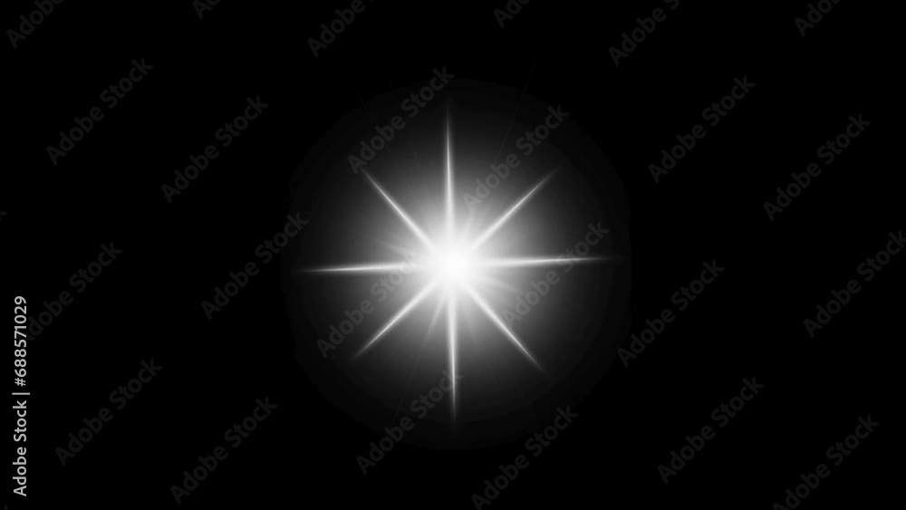 Starlight, twinkling star, Stars shine effect, blinking light effect on ...