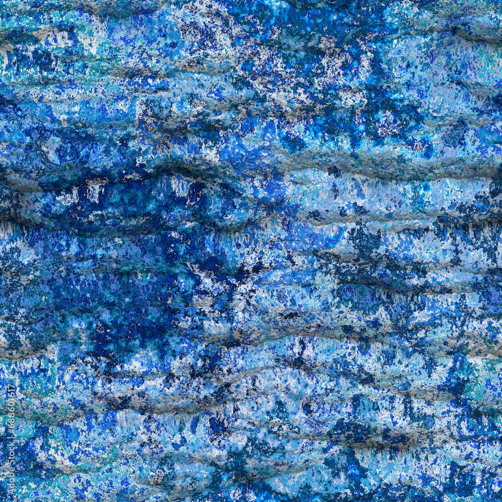 Blue background and texture stone seamless 2D illustration Stock ...