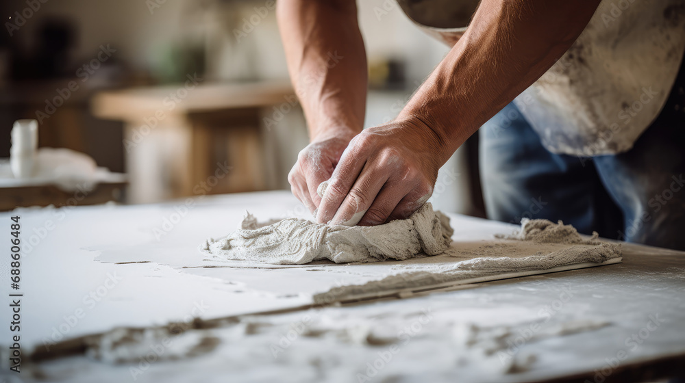 Paper Recycling. Recycling paper into a mass of paper pulp for reuse ...