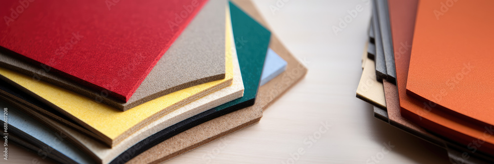 Thick cardboard made from recycled pulp or pressed sawdust for ...