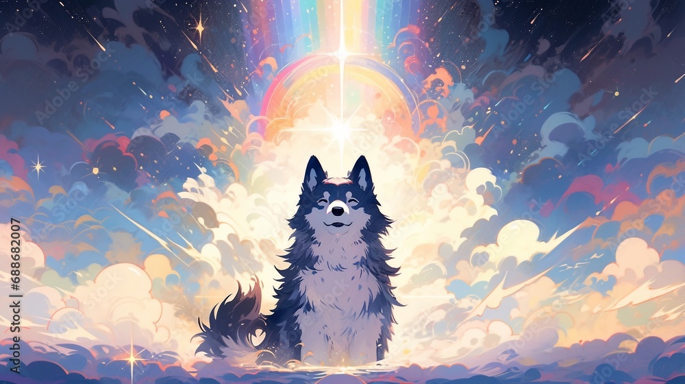 Rainbow Reincarnation: The Spiritual Journey of Dog in a Fantasy Anime ...