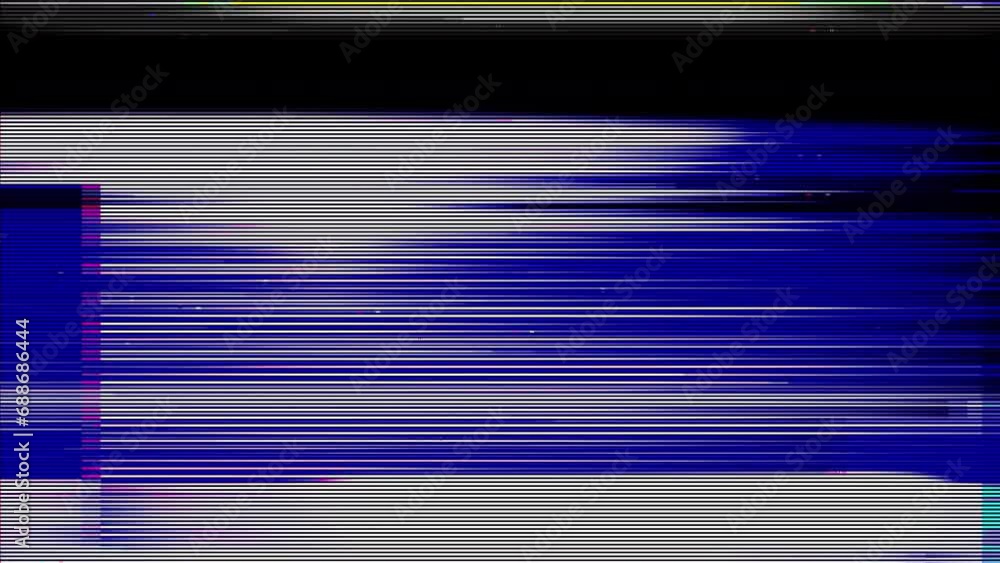 Glitch noise static television VFX. Visual video effects stripes ...