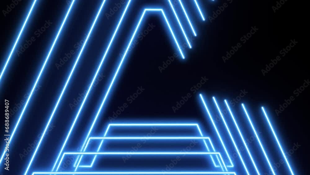 trendy alphabet letters A animation neon light effect a to z letter ...