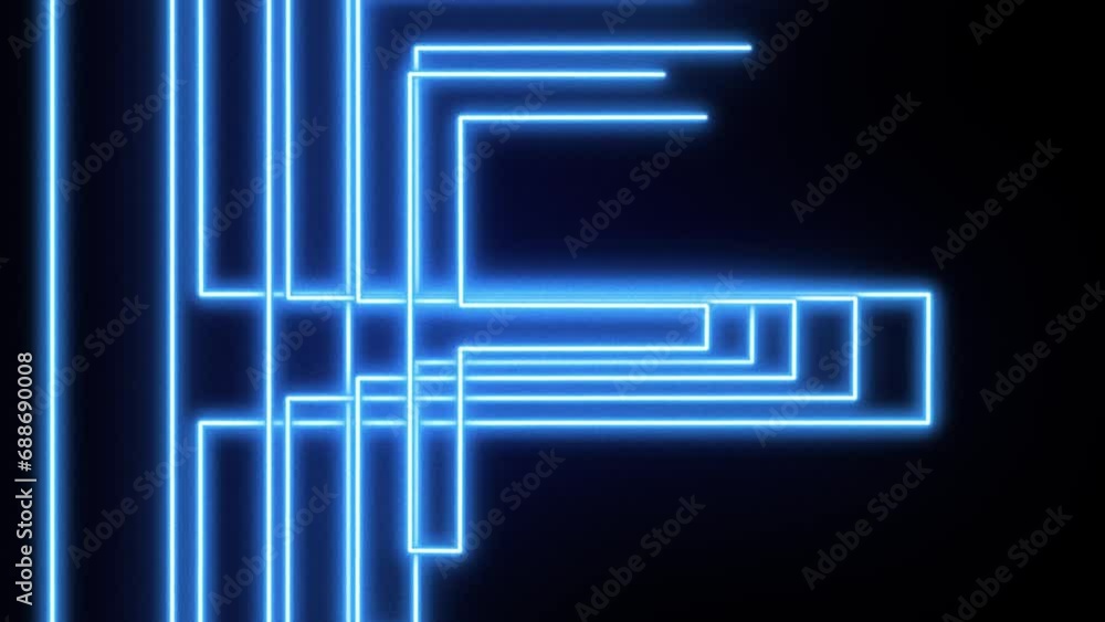 trendy alphabet letters E animation neon light effect a to z letter ...