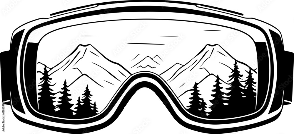 Ski Goggles SVG, Skiing SVG, Winter Sports SVG, Mountains svg, Snow svg ...