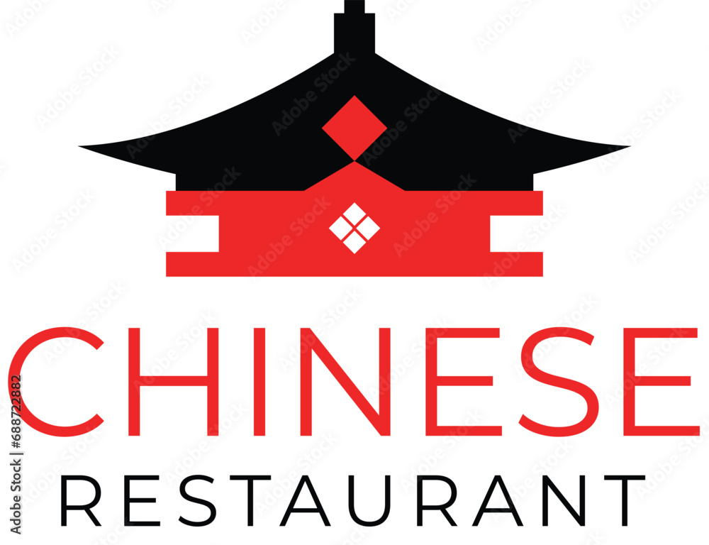 Chinese restaurant logo, Chinese cuisine logo for Chinese restaurant ...