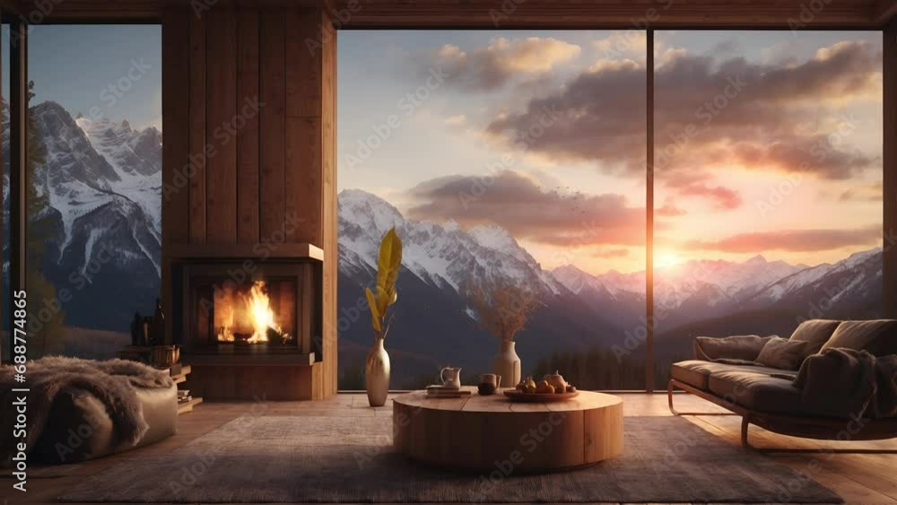 luxury living room, animated virtual backgrounds, stream overlay loop ...