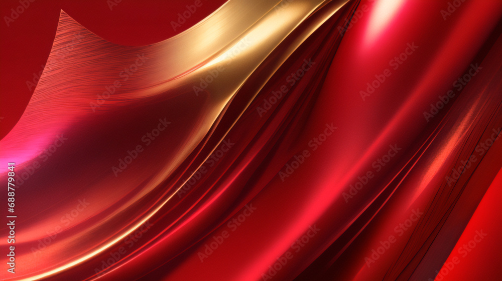 Shiny red foil abstract texture background. Grunge metal texture ...