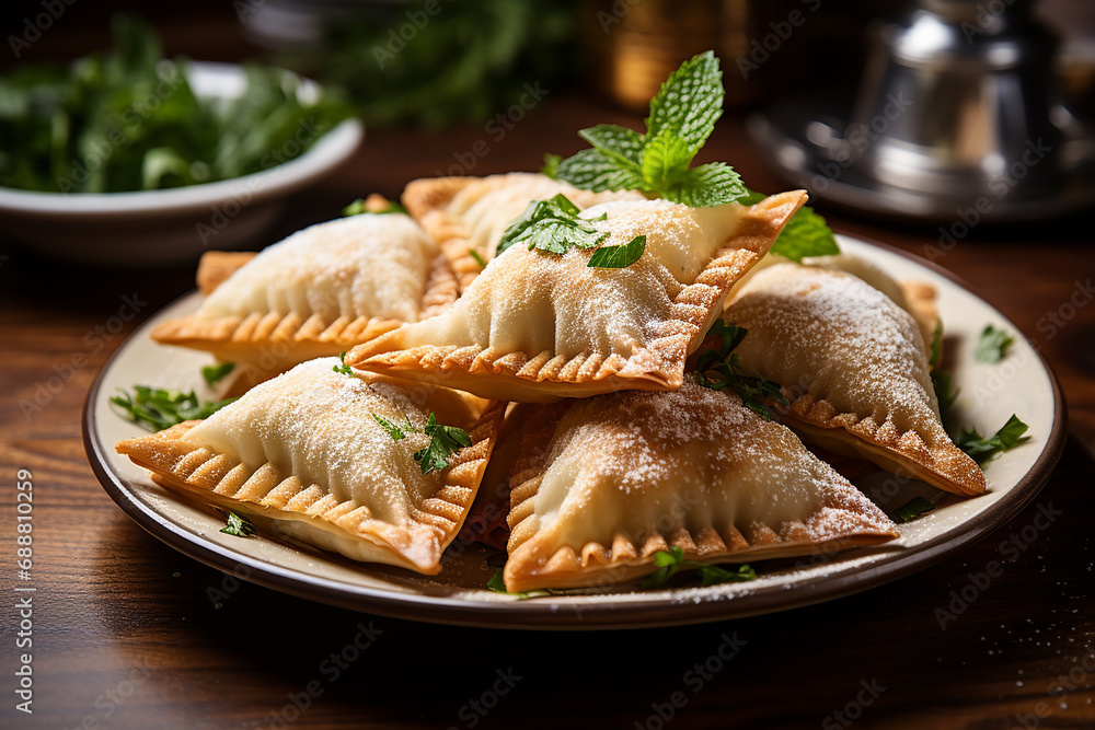 Delicious rustic homemade Maltese pastizzis made with flakey pastry and ...