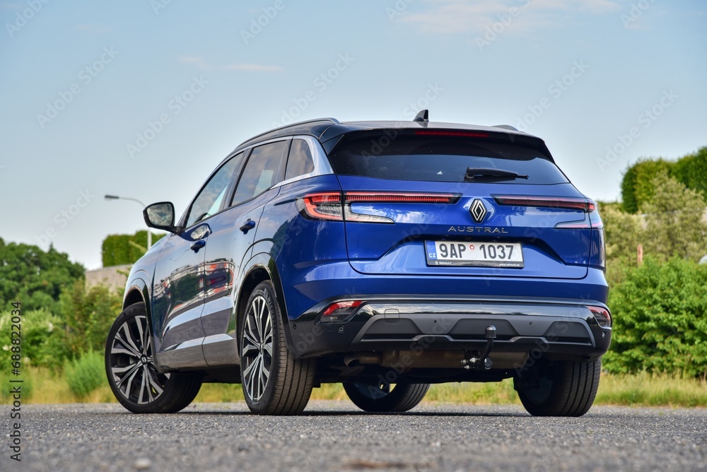 Renault Austral Iconic. General rear view. 06-14-2023, Prague, Cech ...